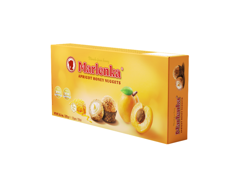 Bile Marlenka cu miere si caise 235g - Marlenka Romania